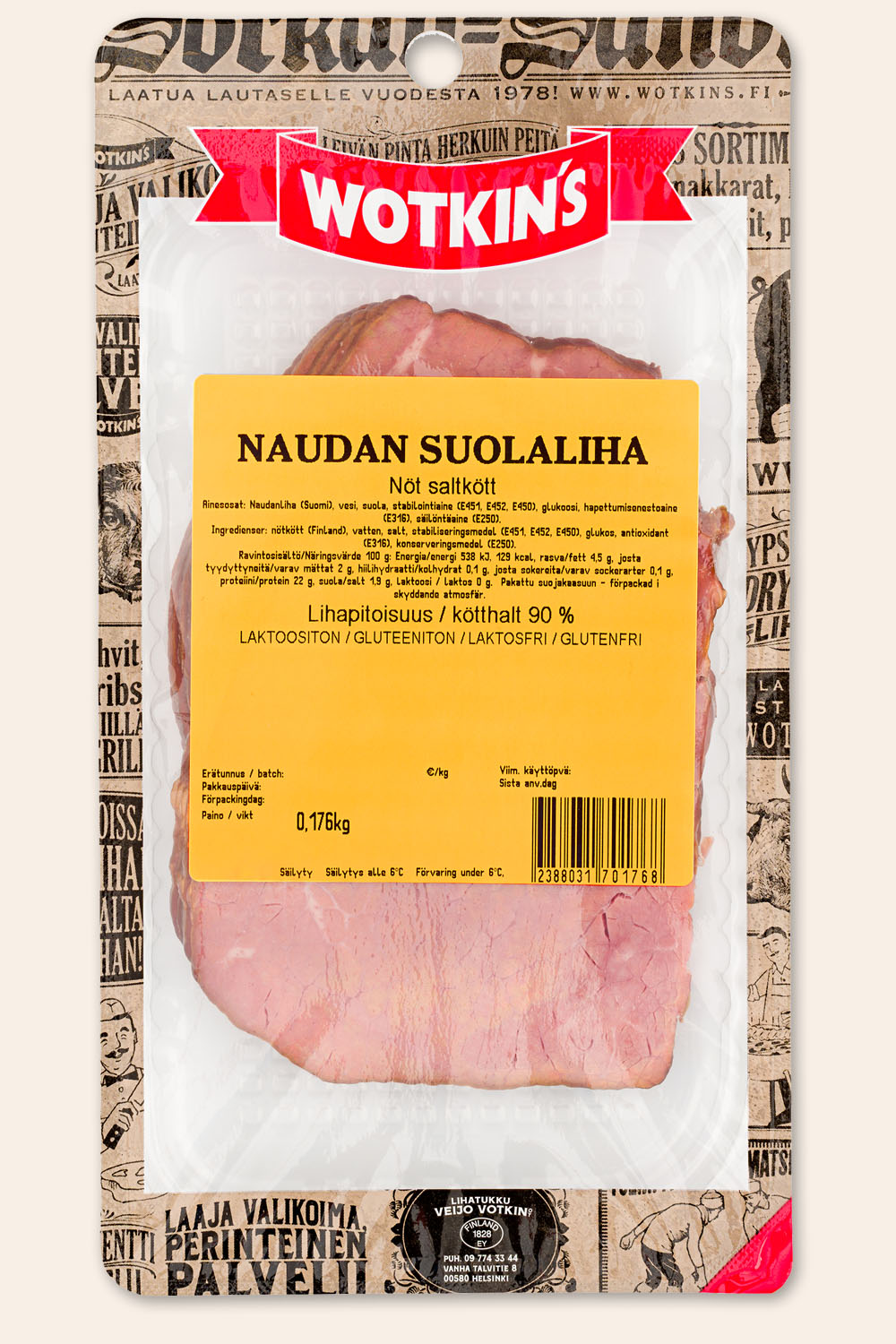 Naudan suolaliha - Lihatukku Veijo Votkin Oy